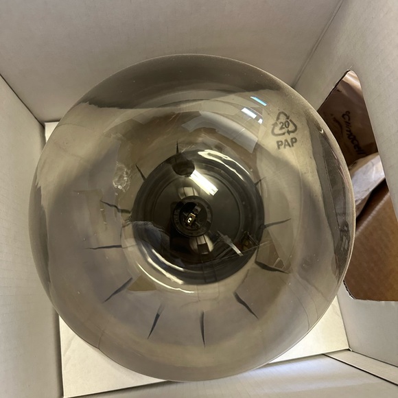 IKEA | Accents | Rare New Ikea Fado Orb Light Glass Table Lamp Globe ...